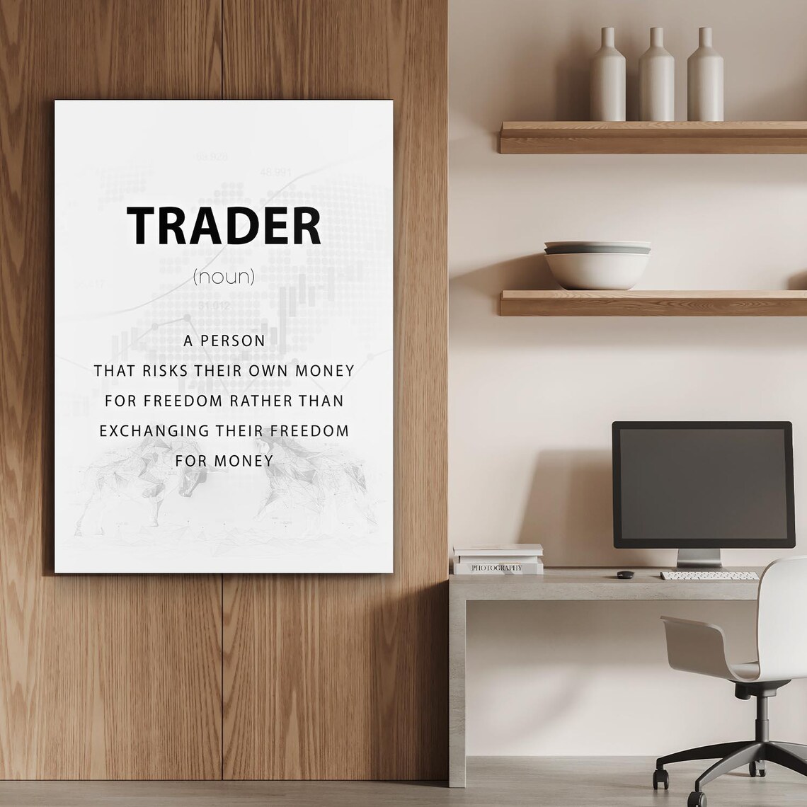 Trader Definition Wall Art, Trading Poster Digital Download ...