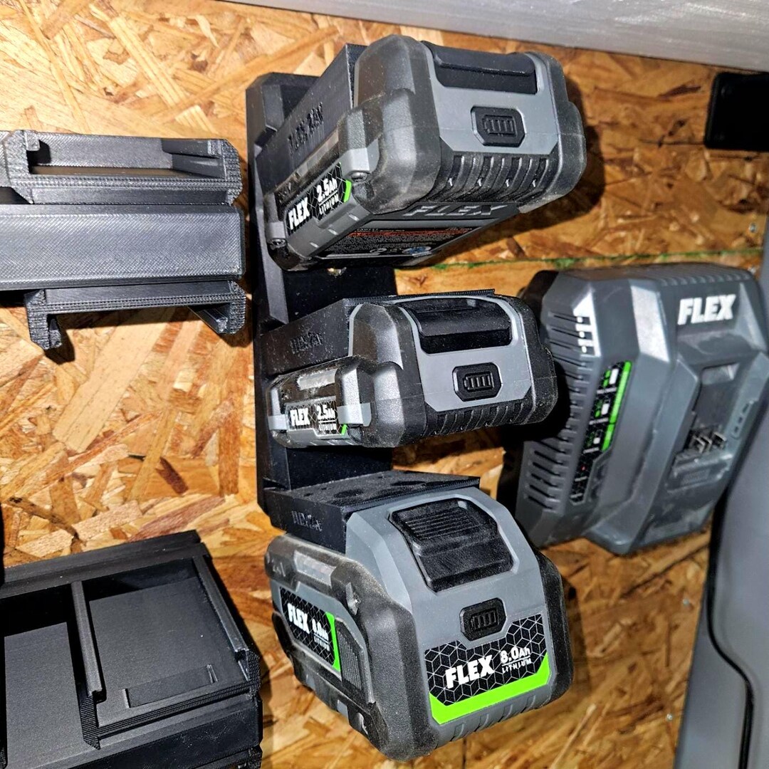 Vertical Battery Mount. Flex 24v Compatible - Etsy