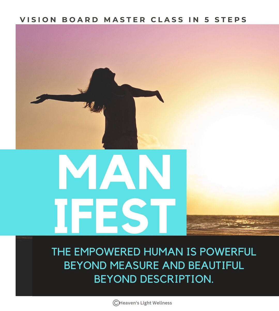 Vision Board Master Classs in Five Steps - Etsy