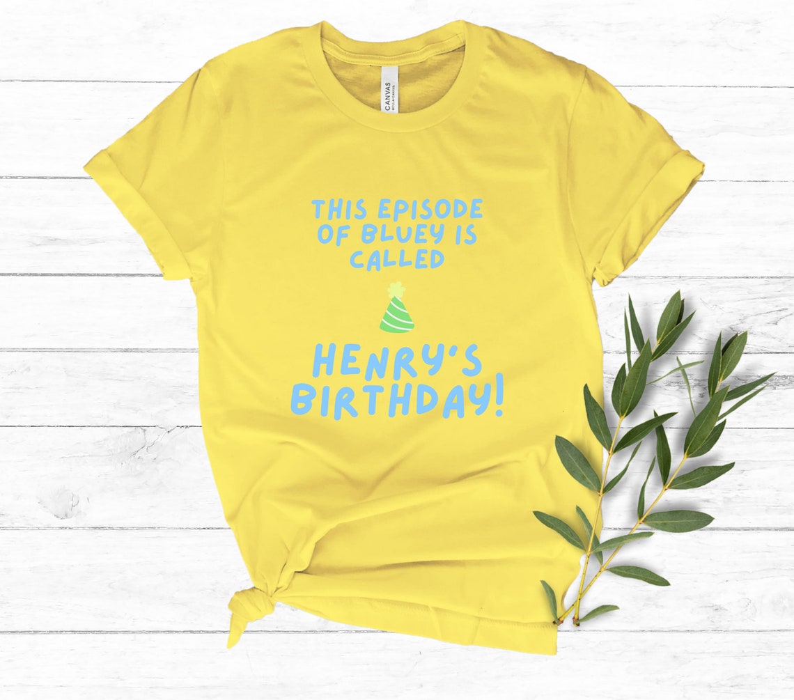 Bluey Adult Birthday Shirt | Personalized Cute Adult Birthday T-shirt ...