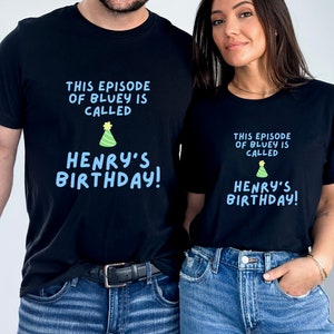Bluey Adult Birthday Shirt | Personalized Cute Adult Birthday T-shirt ...