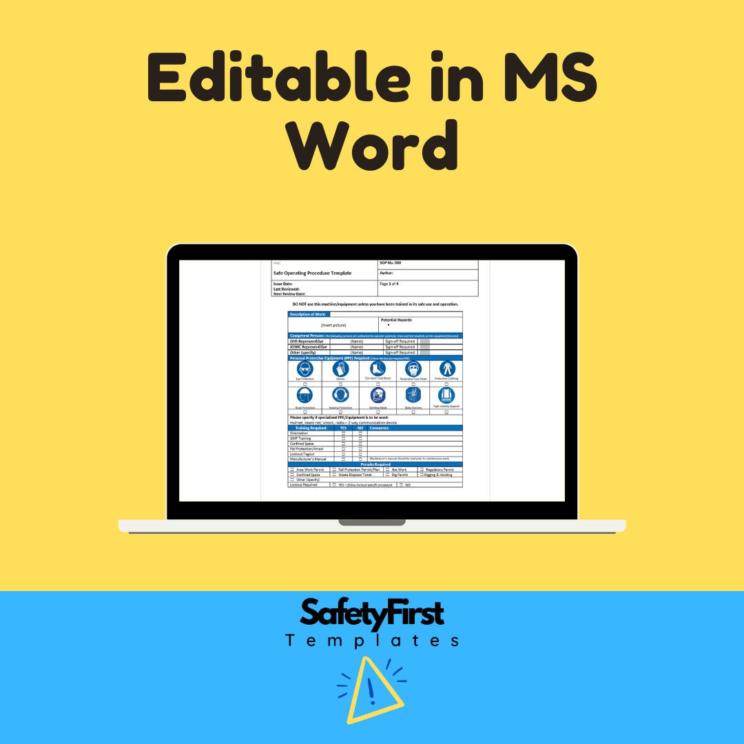 Fall Protection Policy | Workplace Safety Forms | Health and Safety ...