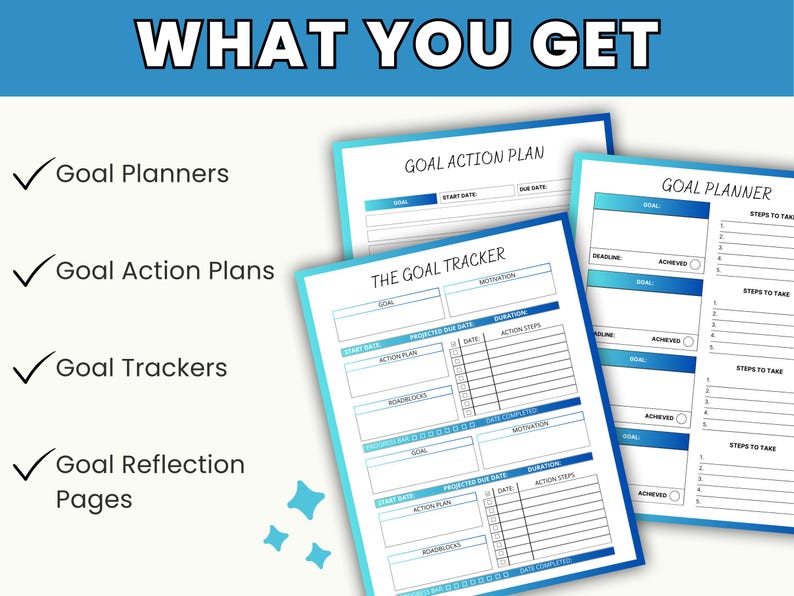 2026 Goal Planner Printable | Daily, Weekly & Monthly Planner, SMART ...