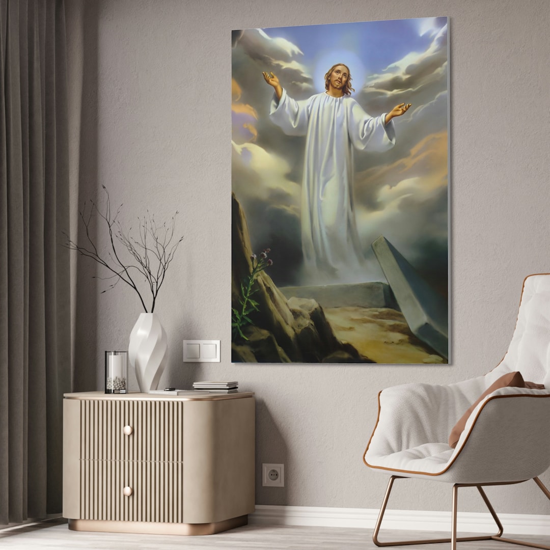 Jesus Christ V8 Resurrection Jesus Son of God Poster Painting - Etsy