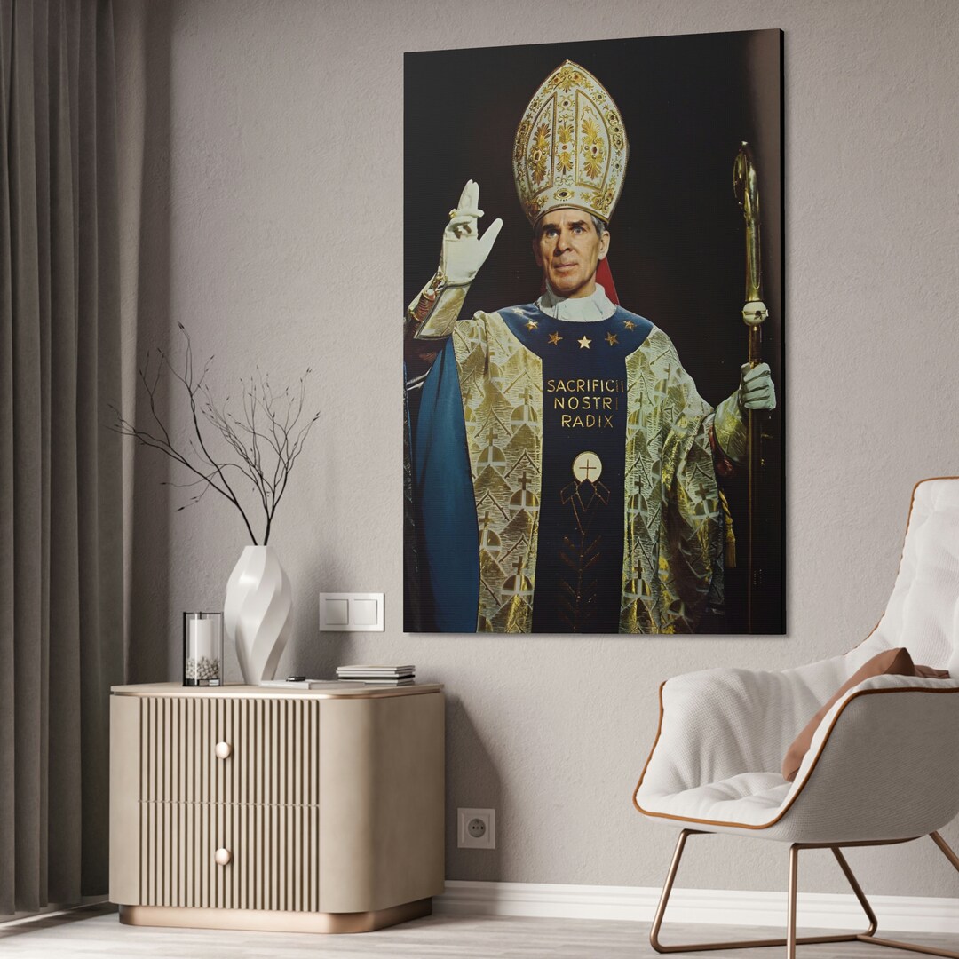 Bishop Sheen V4 Fulton John Sheen Poster Painting Religious - Etsy