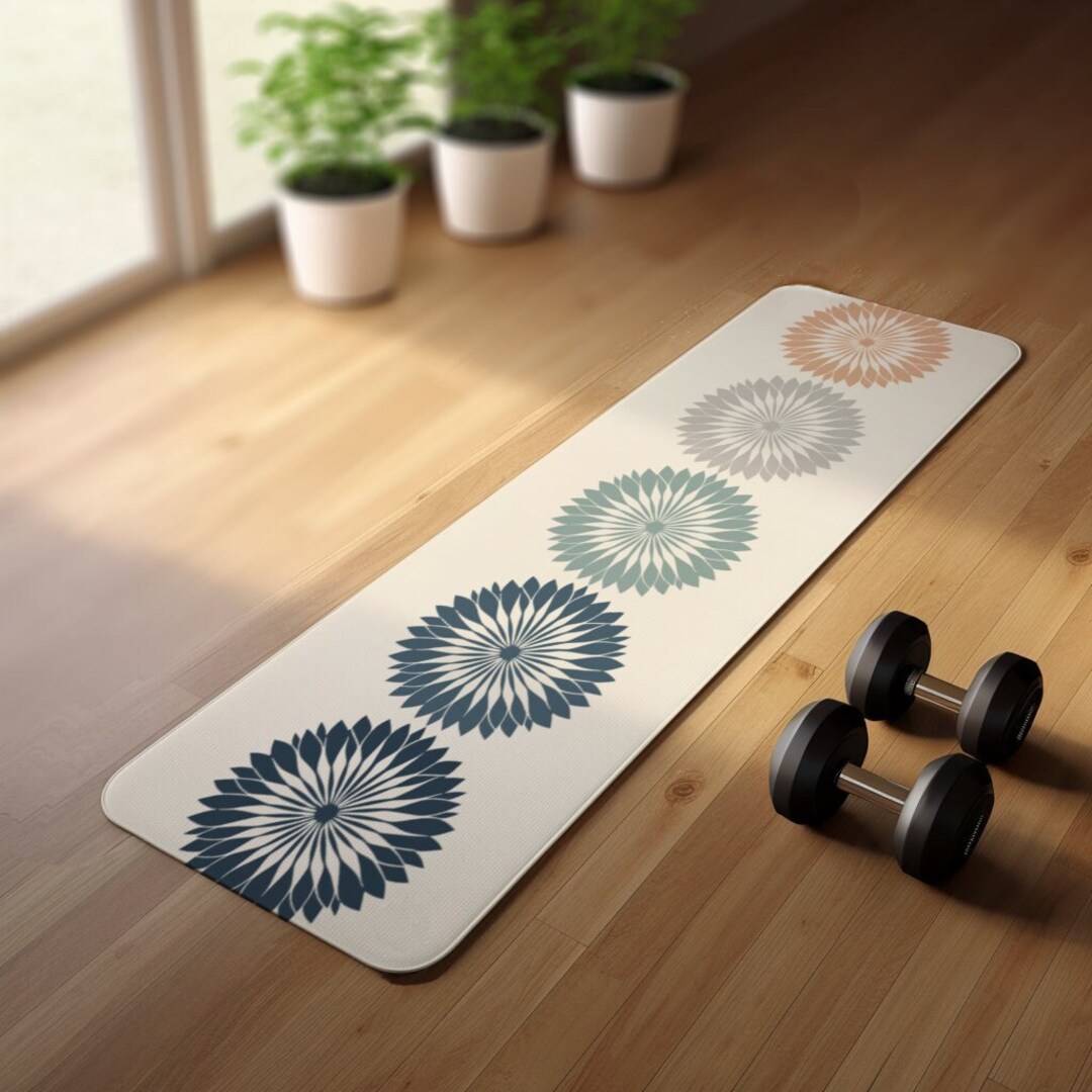 Zen Suede Yoga Mat Microfiber Thick Rollable Nonslip Exercise Travel ...