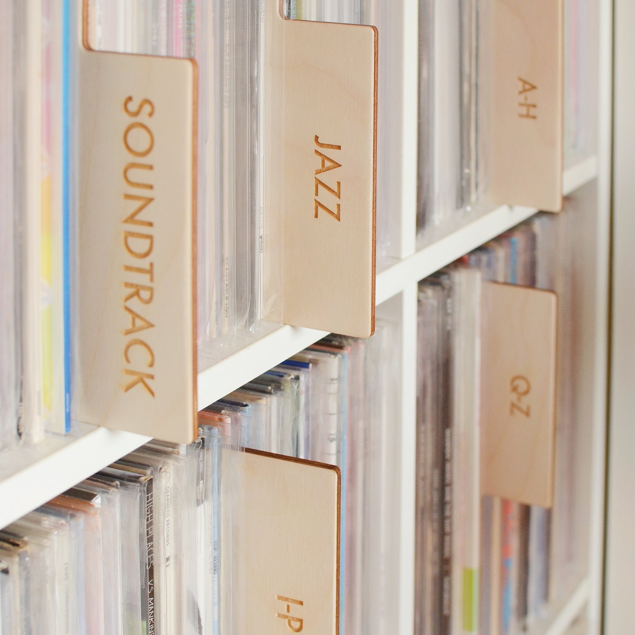 Vinyl Records Dividers, Custom Dividers From Wood, Lp Separators for ...