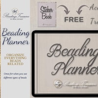 Daily Beading Tracker – Printable PDF for Beadwork, Project Planning ...