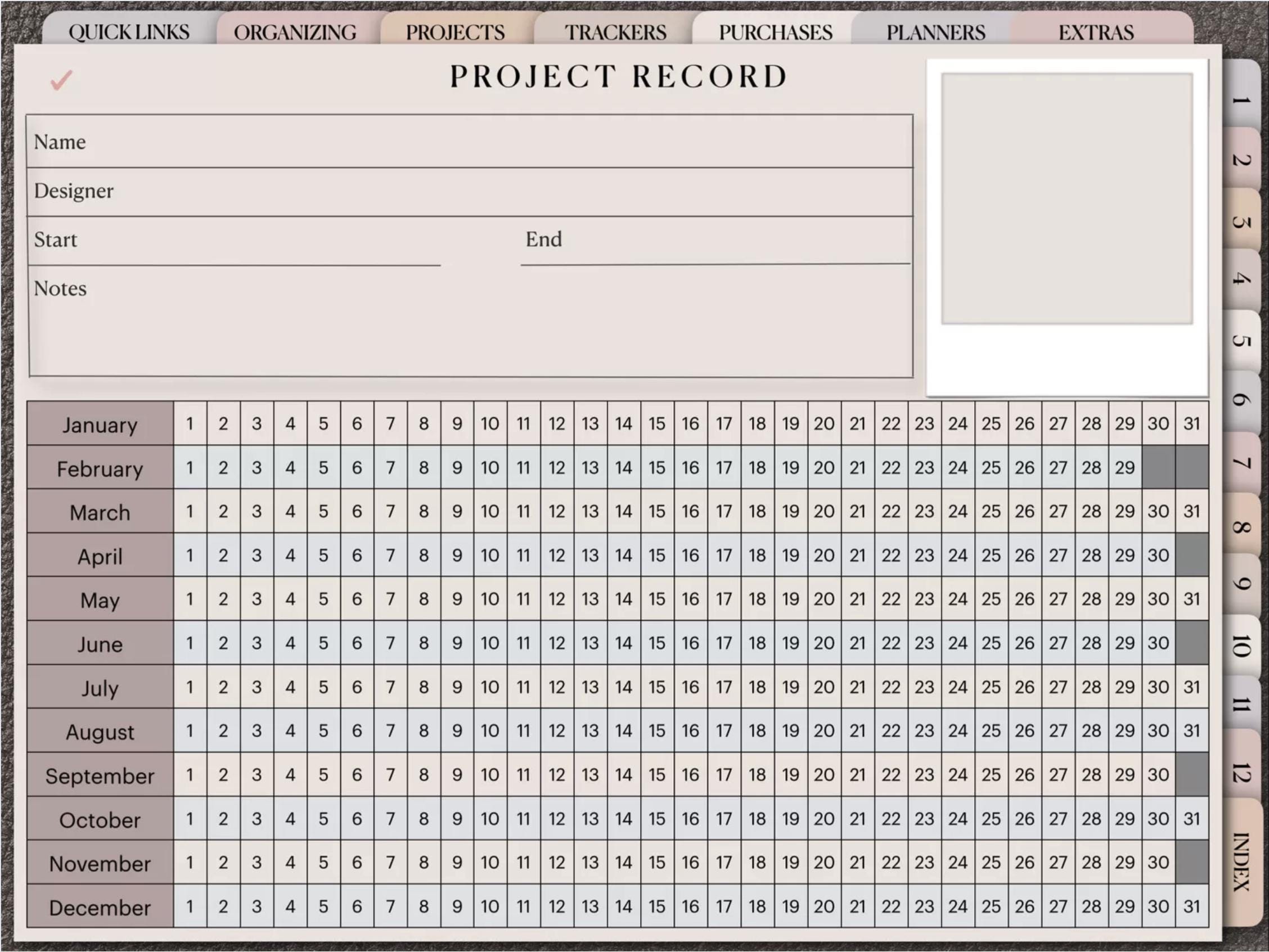 Digital Beading Planner: Bead Inventory & Project Tracker (digital ...