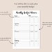 Undated Printable Digital Monthly Budget Tracker Financial Planner ...