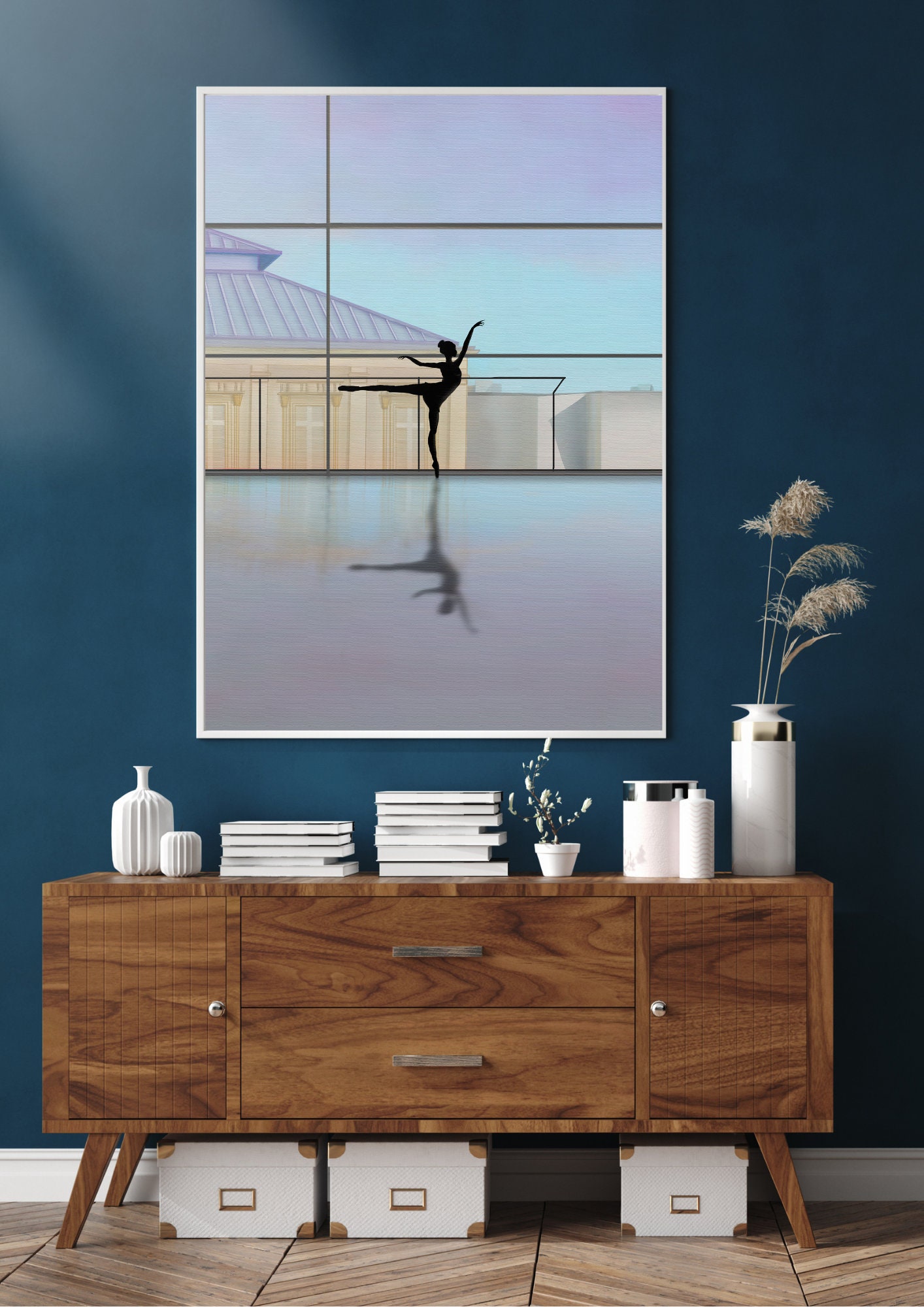 Póster De Pose De Bailarina De Ballet, Impresión Para Pared, Dibujo a ...