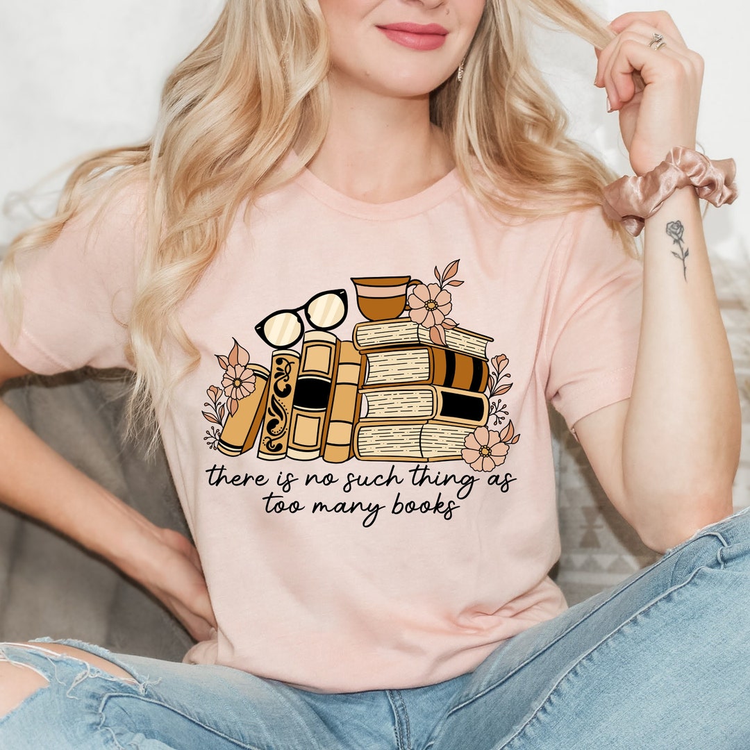 Cute Bookish Shirt Graphic Book Lovers Tee Bella Canvas Tee - Etsy