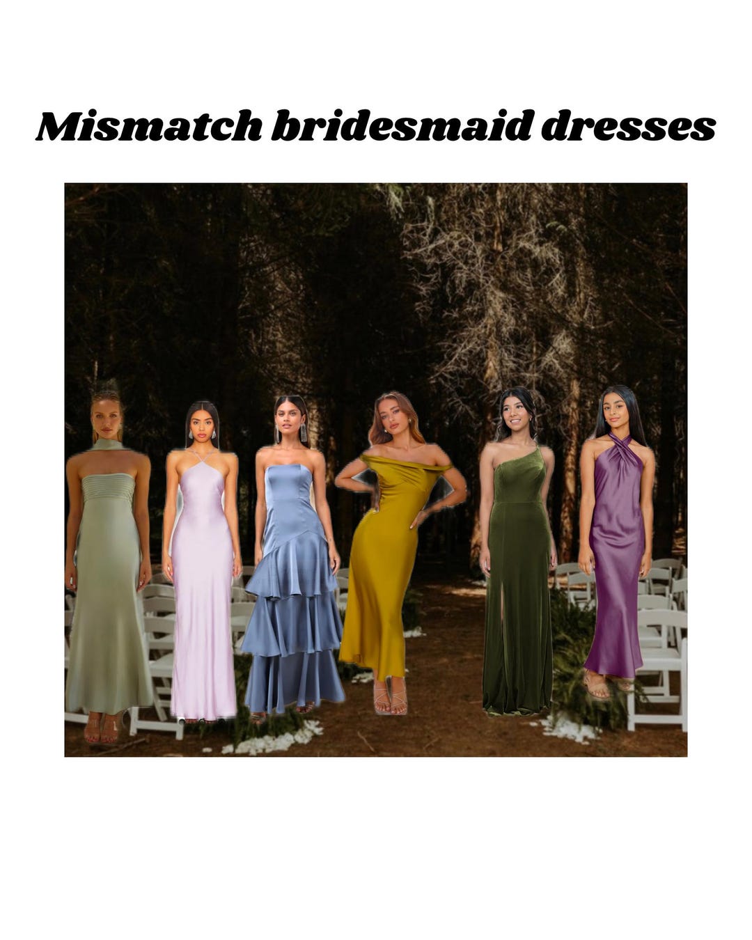 Mismatch Bridesmaids Dresses With Help to Mismatch Them for Bridesmaids ...