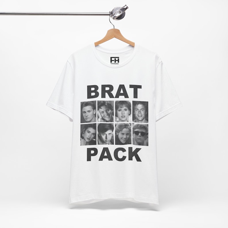 Brat Pack, 80s Tshirt, Pretty in Pink, Breakfast Club, Sixteen Candles ...