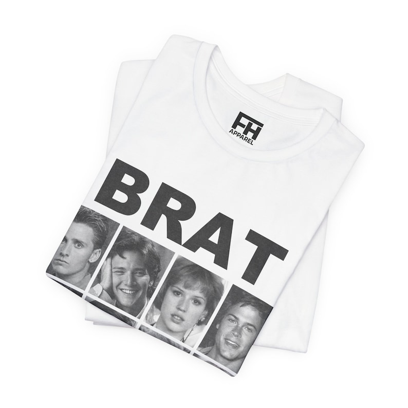 Brat Pack, 80s Tshirt, Pretty in Pink, Breakfast Club, Sixteen Candles ...