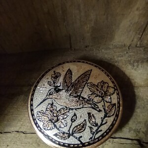 Copper Hummingbird Container - Etsy