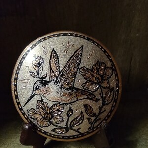 Copper Hummingbird Container - Etsy