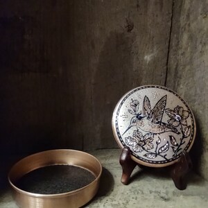 Copper Hummingbird Container - Etsy