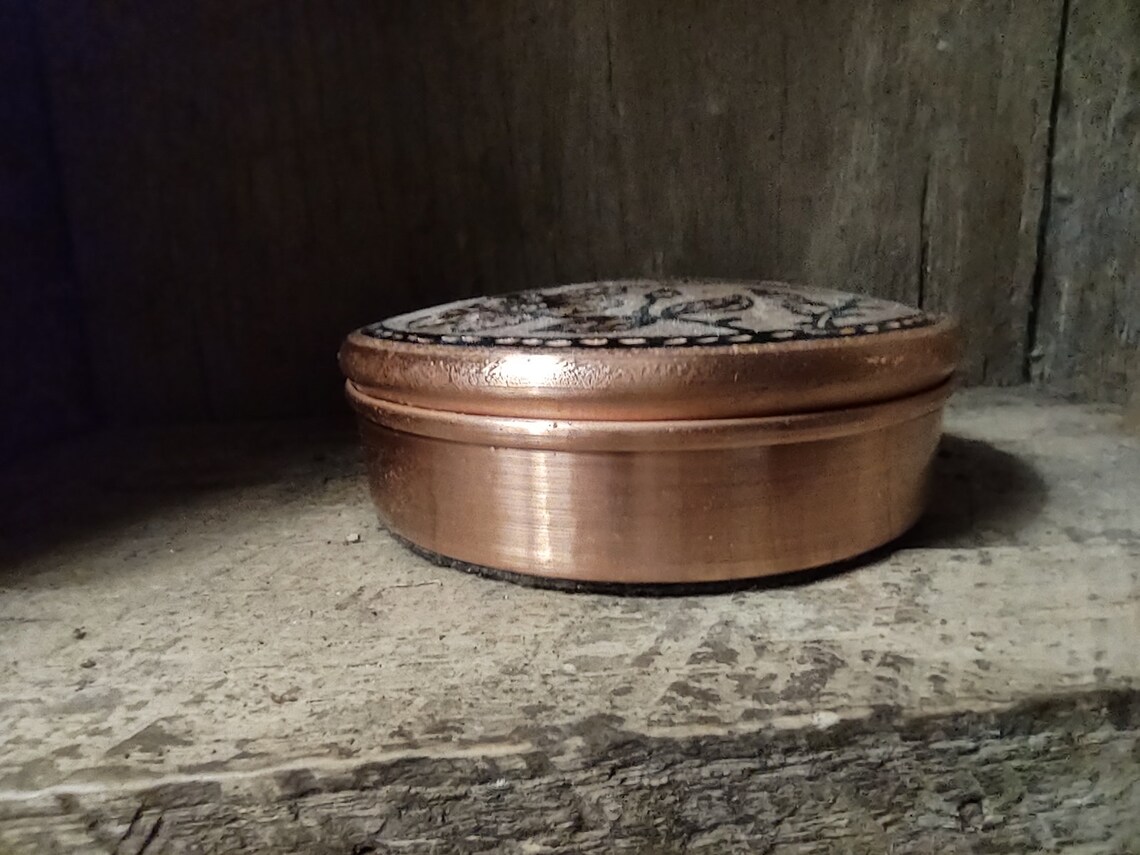 Copper Hummingbird Container - Etsy