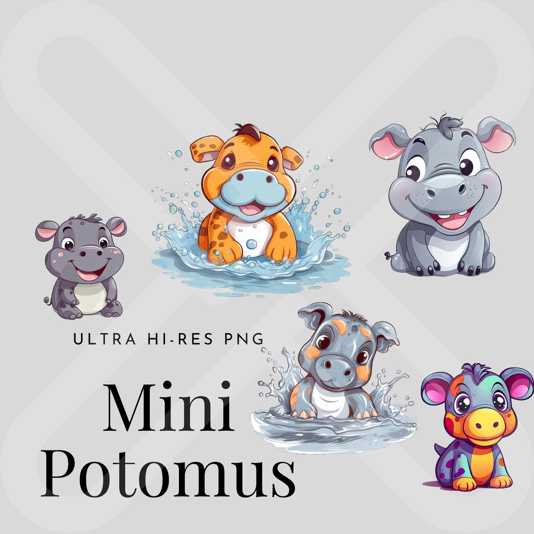 Baby Animal Art Cute Baby Animal Clip Art Cute Animals Clipart - Etsy