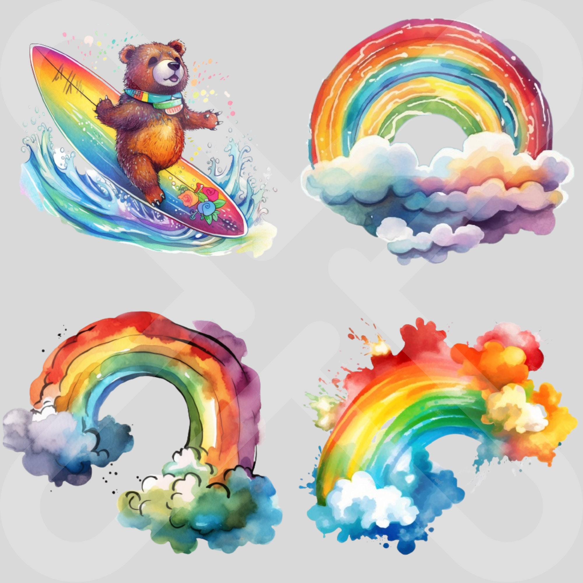 Pride Bundle PNG Clipart Rainbow Graphic Image LGBTQ Pride Sublimation ...
