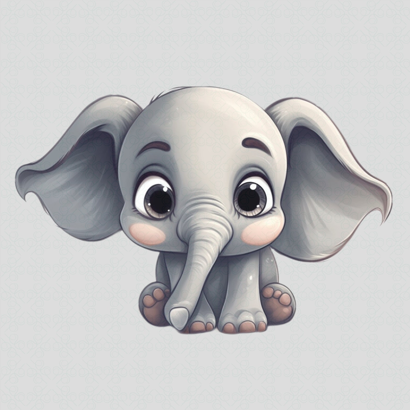Baby Safari Animal Art Cute Baby Animal Clip Art Cute Animals Clip Art ...