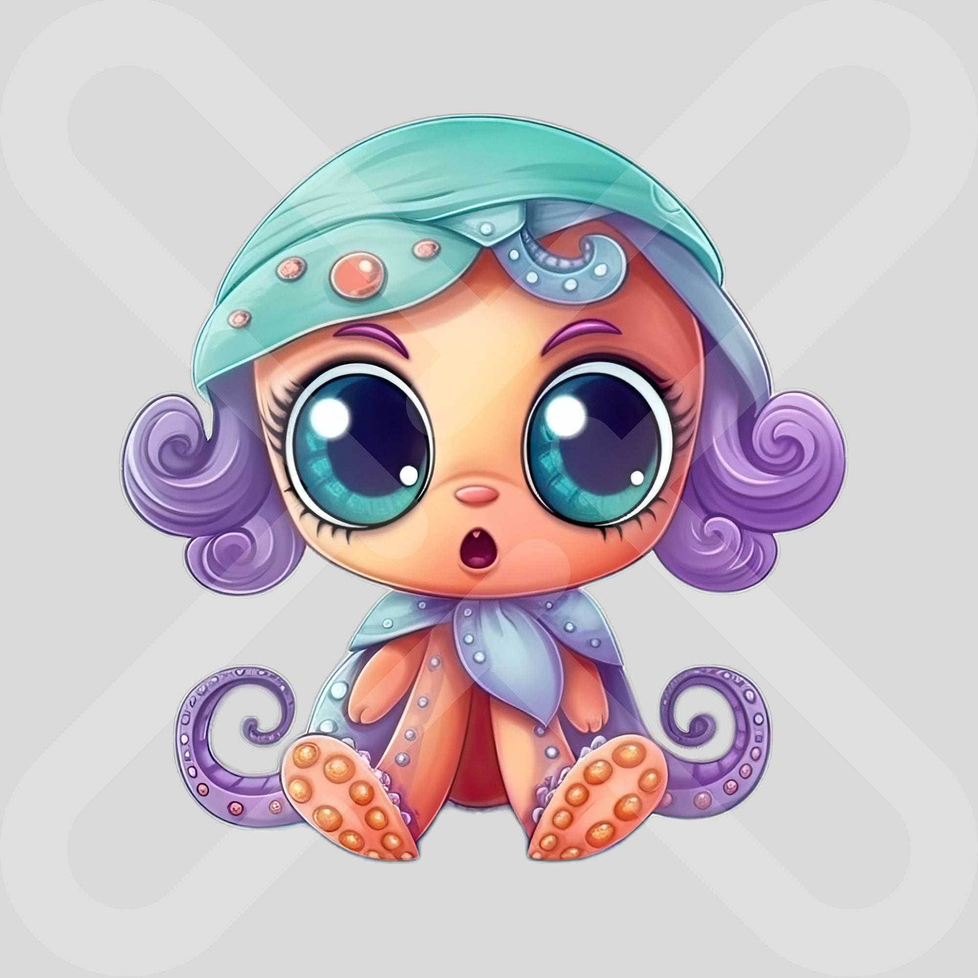 Baby Octopus Art Cute Octopus Clip Art Octopus Animals Clip Art Baby ...