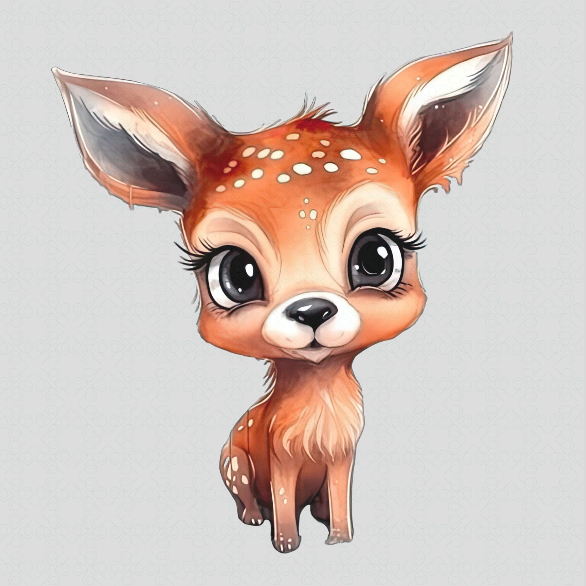 Baby Deer Animal Art Cute Baby Animal Clip Art Cute Animals Clip Art ...