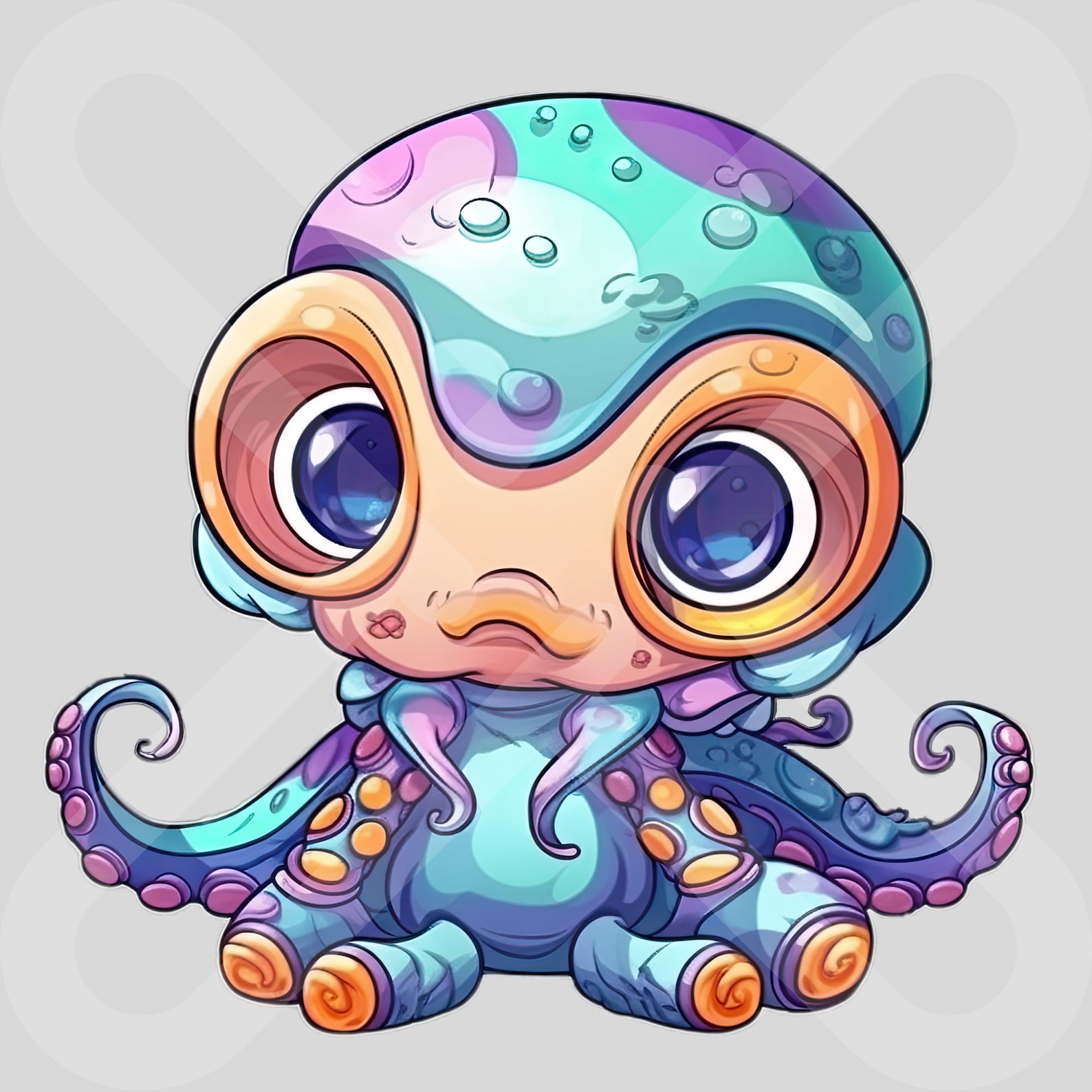 Baby Octopus Art Cute Octopus Clip Art Octopus Animals Clip Art Baby ...