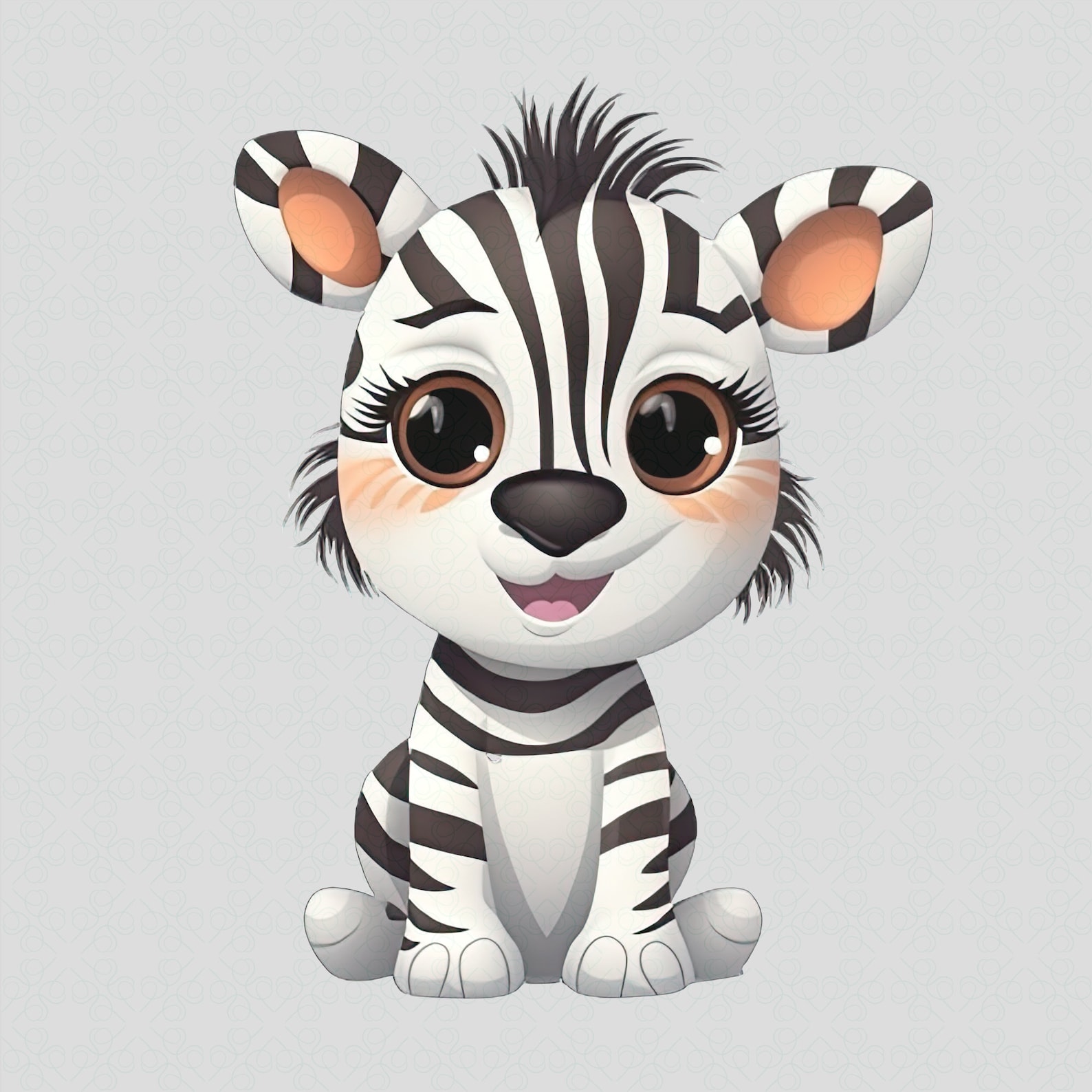 Baby Safari Animal Art Cute Baby Animal Clip Art Cute Animals Clip Art ...