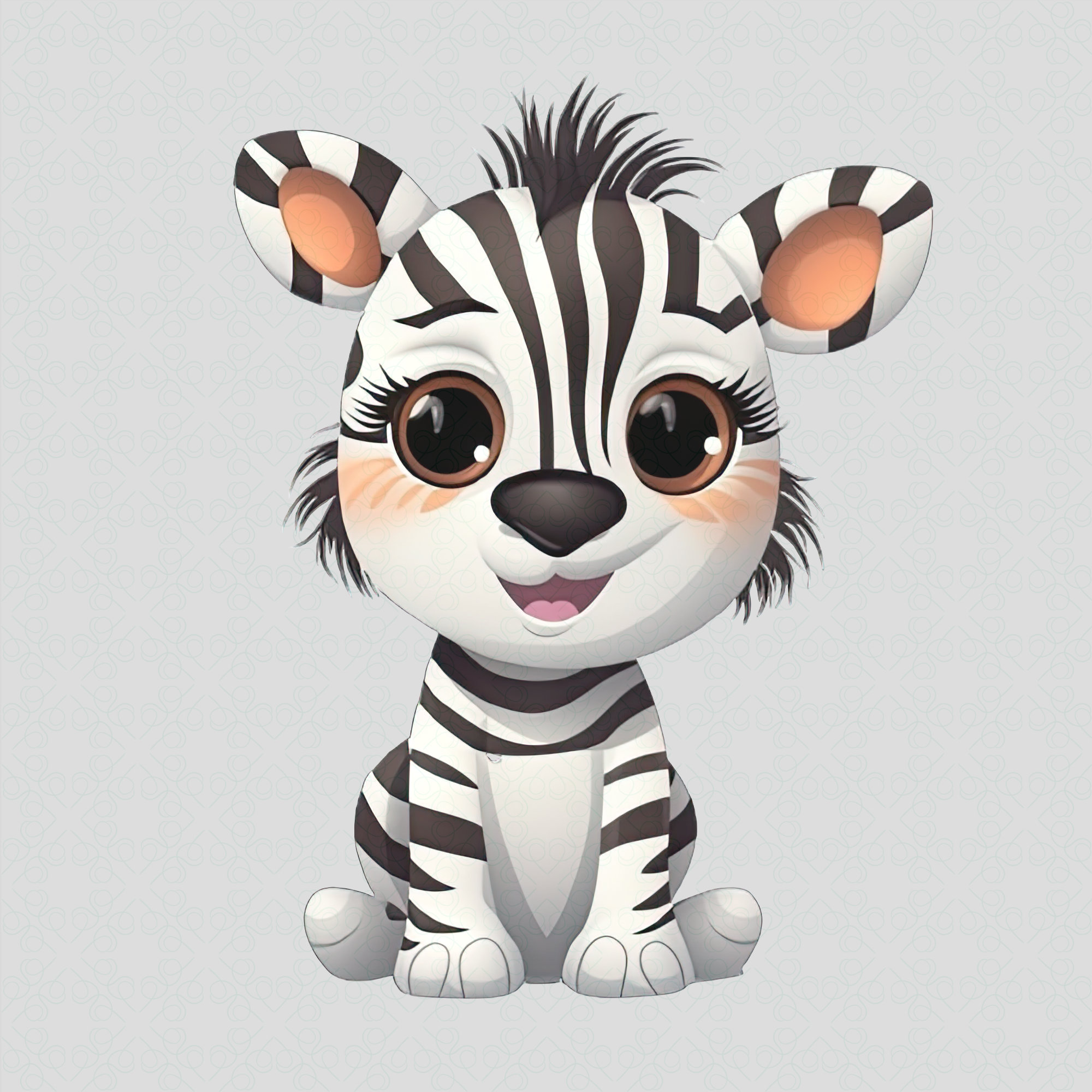 Baby Safari Animal Art Cute Baby Animal Clip Art Cute Animals Clip Art ...