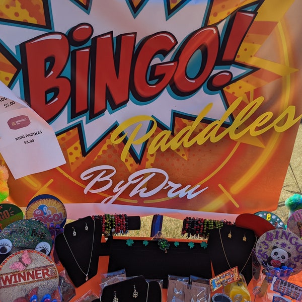 Bingo Paddles - Etsy