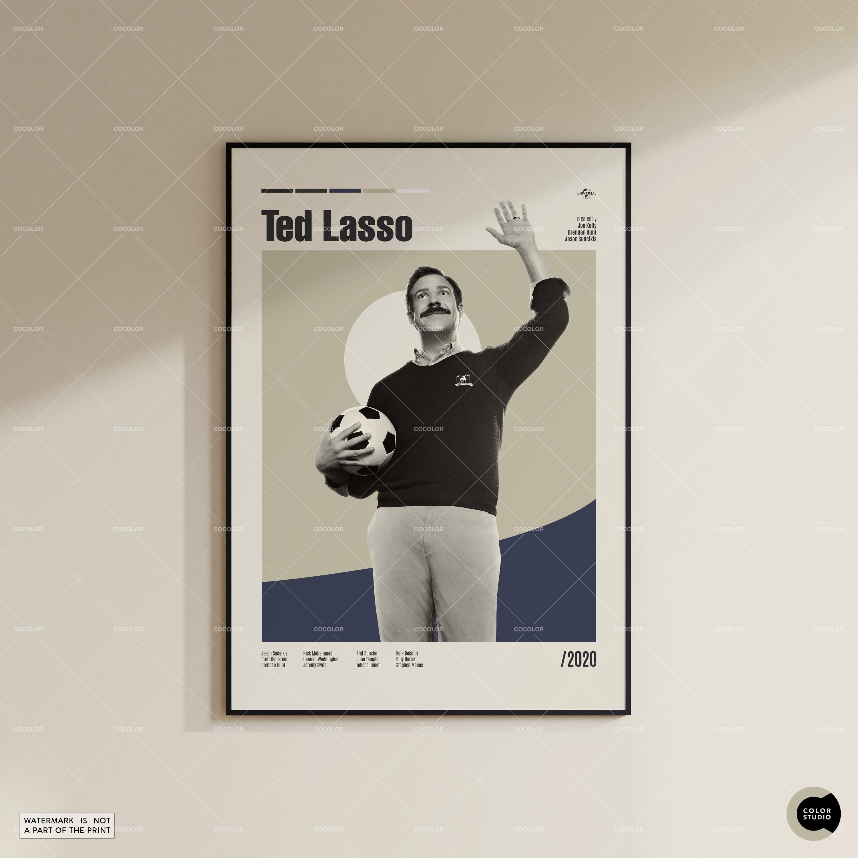 Ted Lasso Retro Movie Poster