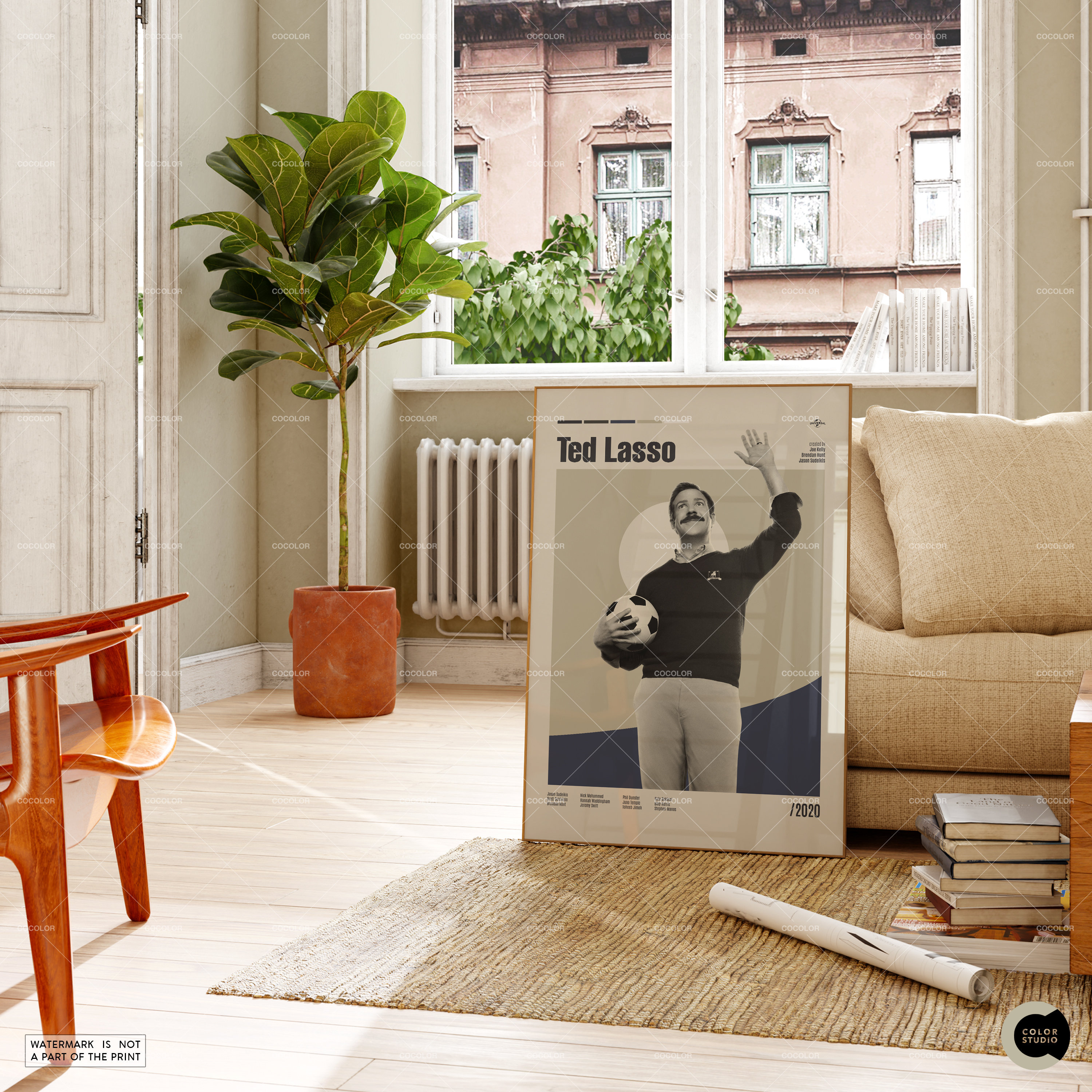 Ted Lasso, Retro Movie Poster