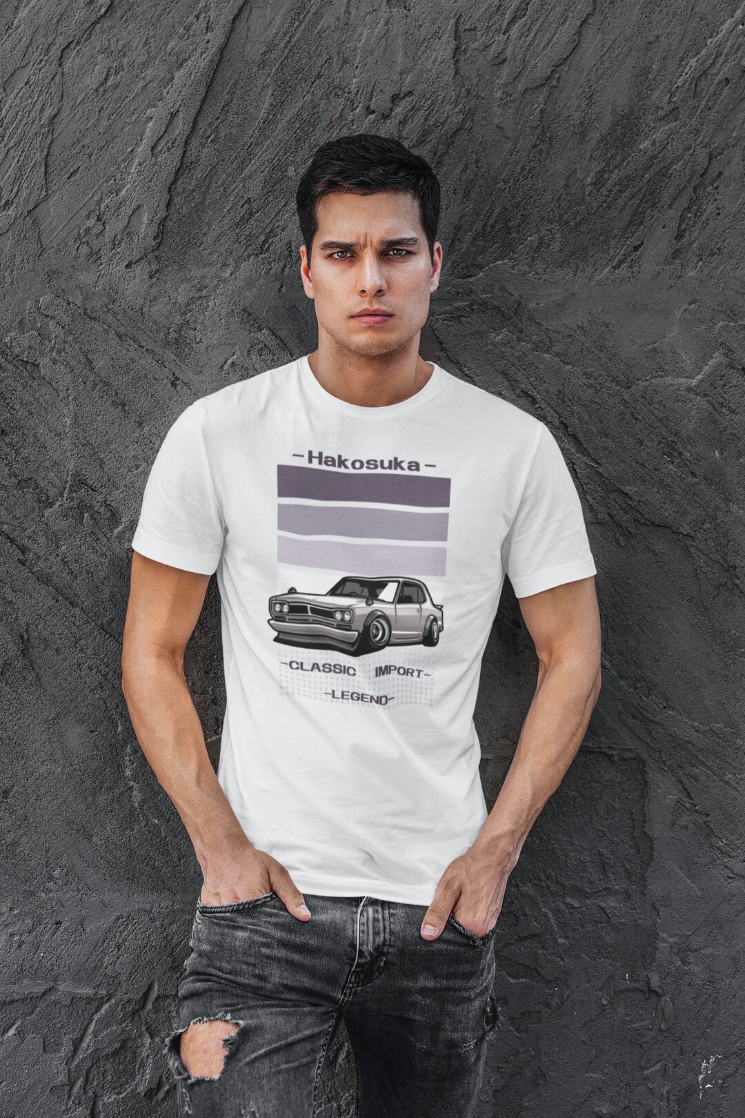 Hakosuka Skyline Classic Car RETAIL FIT Tee, Legendary Import From ...