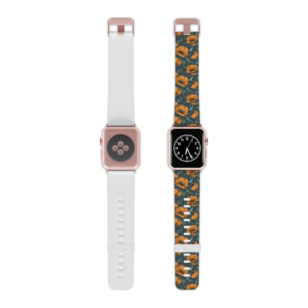 California Poppy Watch Band for Apple Watch - Etsy