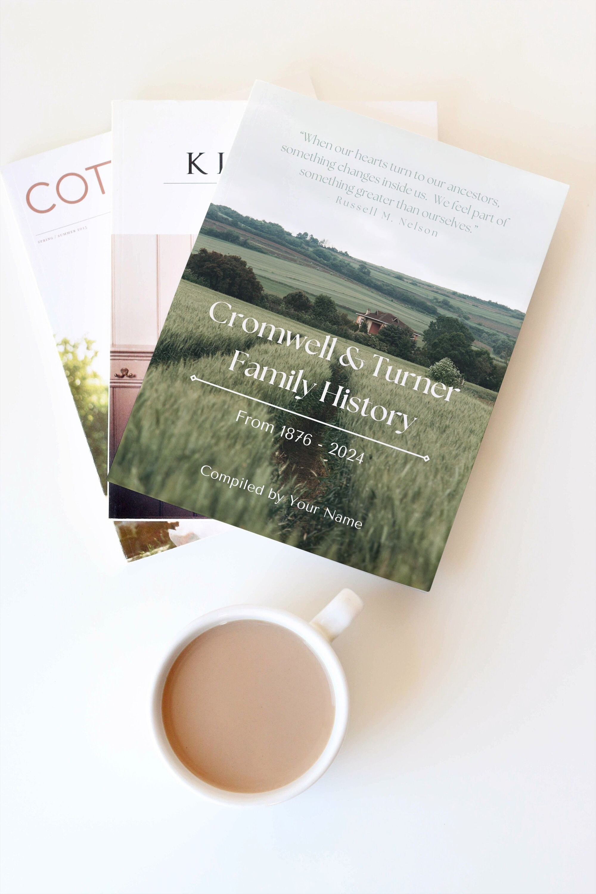 Ancestry Book Template | Genealogy Gift – Instant Download – Family ...