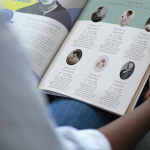 Ancestry Book Template | Genealogy Gift – Instant Download – Family ...