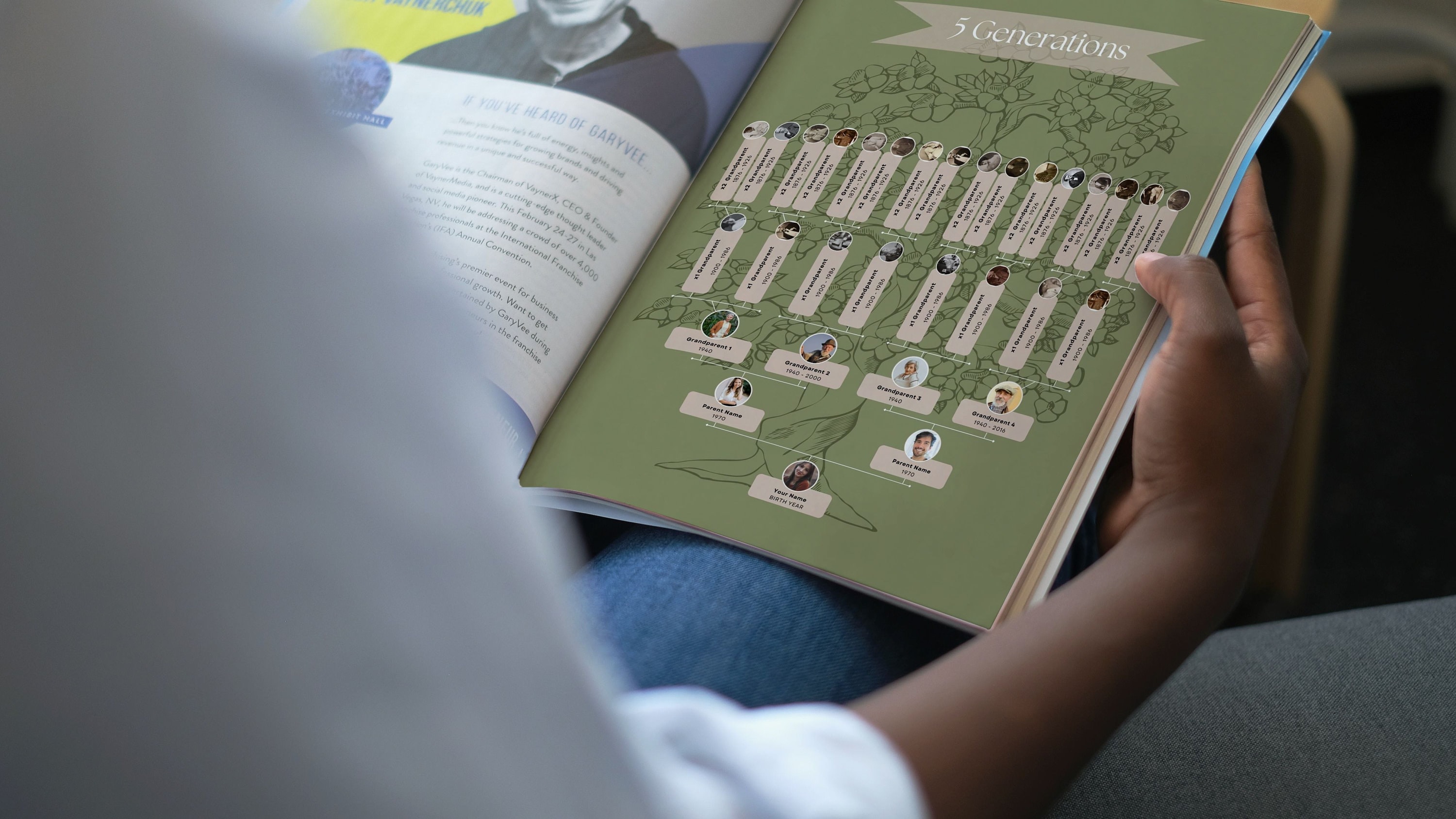 Ancestry Book Template | Genealogy Gift – Instant Download – Family ...