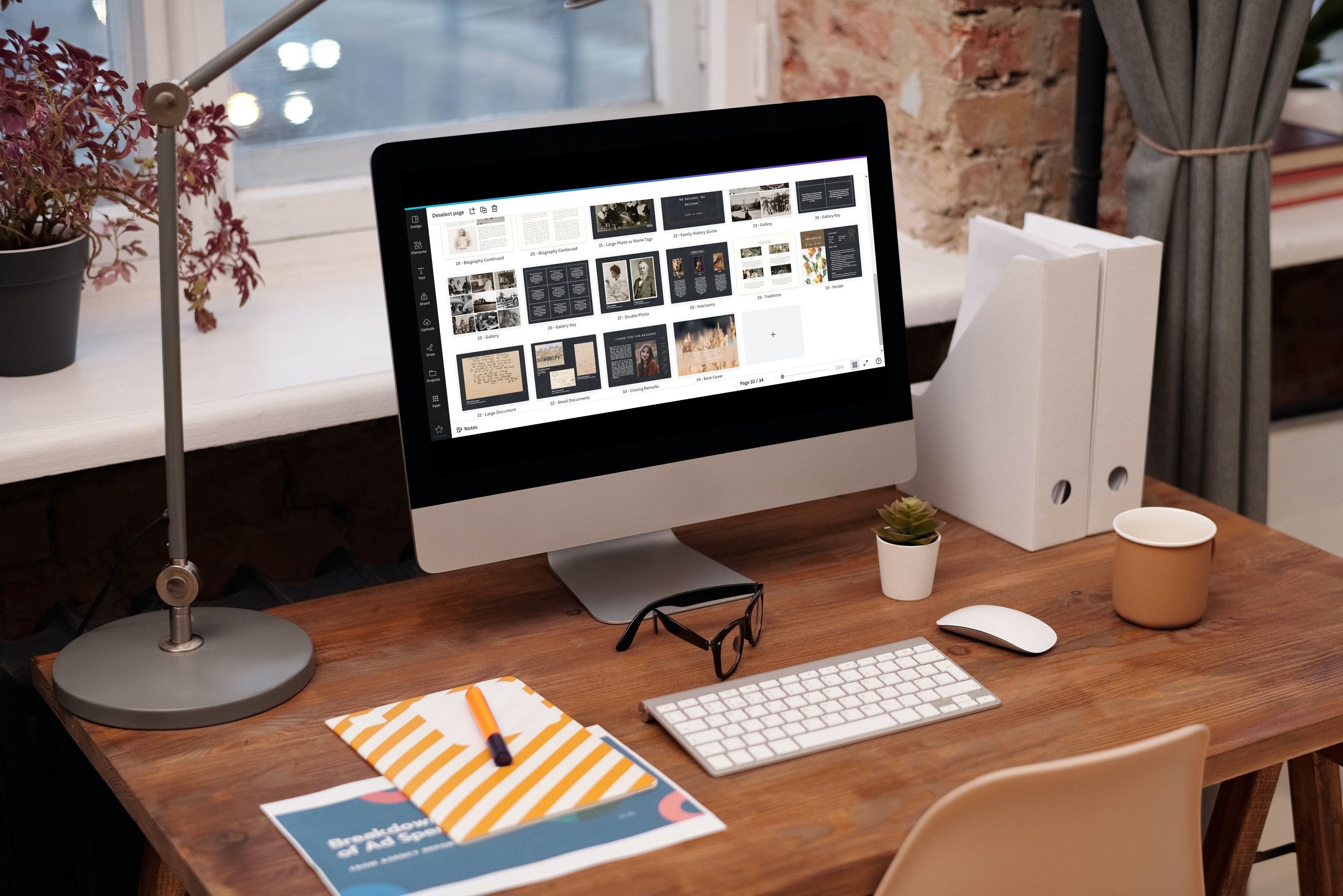 Ancestry Book Template Genealogy Gift Instant Download Family History ...