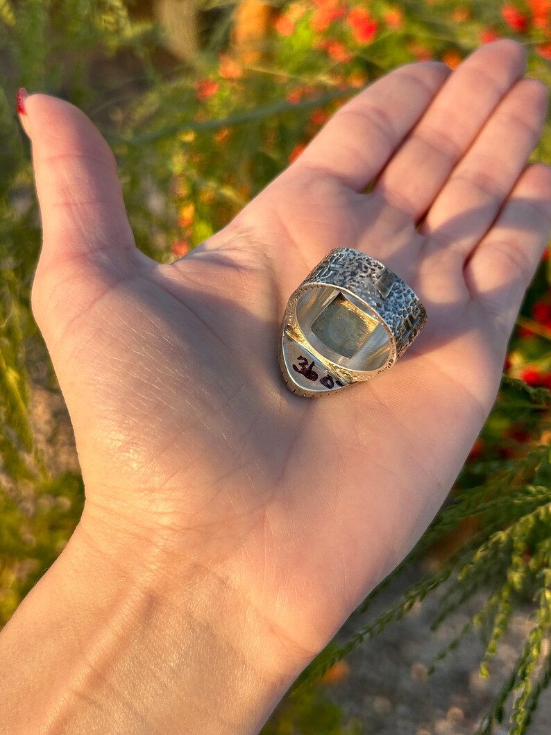 Valley Blue Turquoise Thick Sterling Silver Mens/womens Navajo Handmade ...