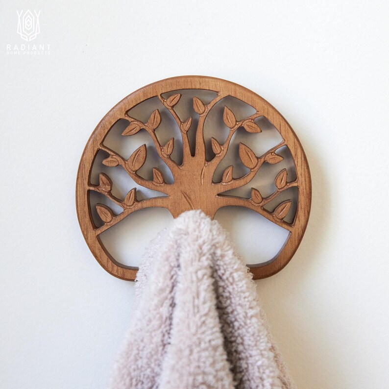 Tree of Life Hook - Tree of Life Towel Hook - Single Coat Hook - Tree ...