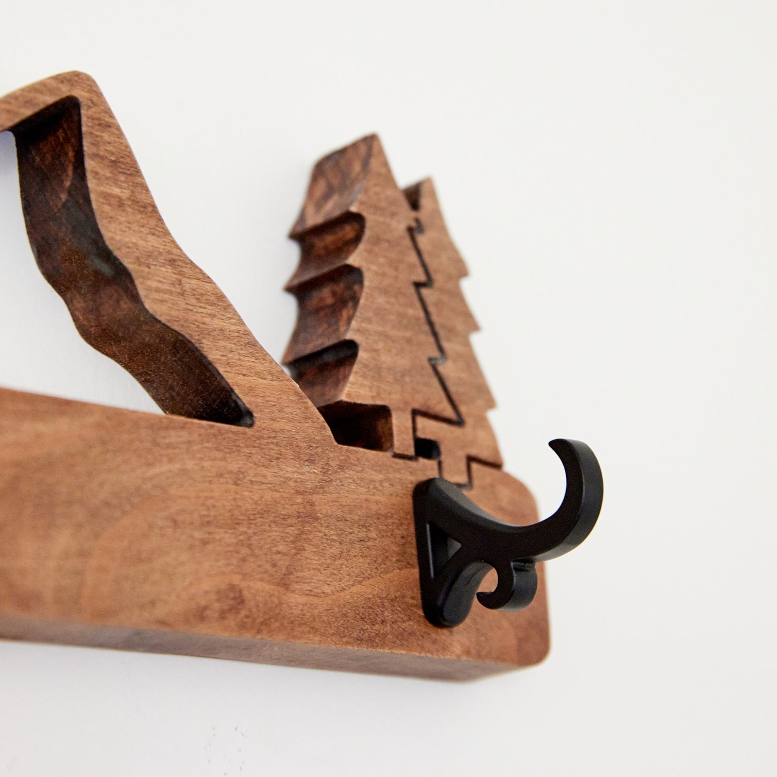 Mountain Coat Rack Mountain Scene Coat Rack Rustic Mountain Coat Rack ...