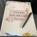 Language Learning Notebook English Five-a-day Vocabulary Notebook - Etsy