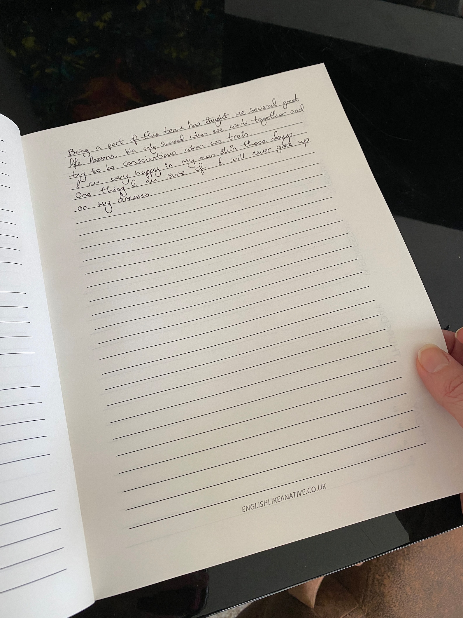 Language Learning Notebook English Five-a-day Vocabulary Notebook - Etsy