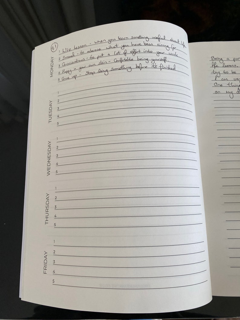 Language Learning Notebook English Five-a-day Vocabulary Notebook - Etsy