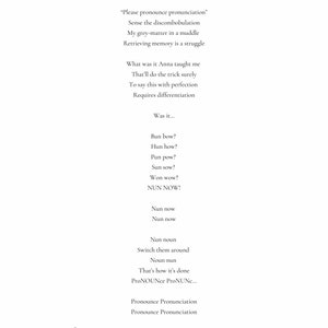 English Pronunciation Poem Digital, Print & Audio, Anna Tyrie, English ...