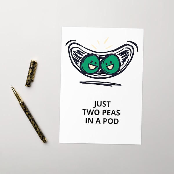 Two Peas in a Pod Necklace - Etsy