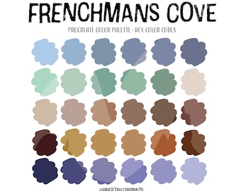 Dirty Martini Procreate Color Palette, Colorful Palette, Color Palette ...