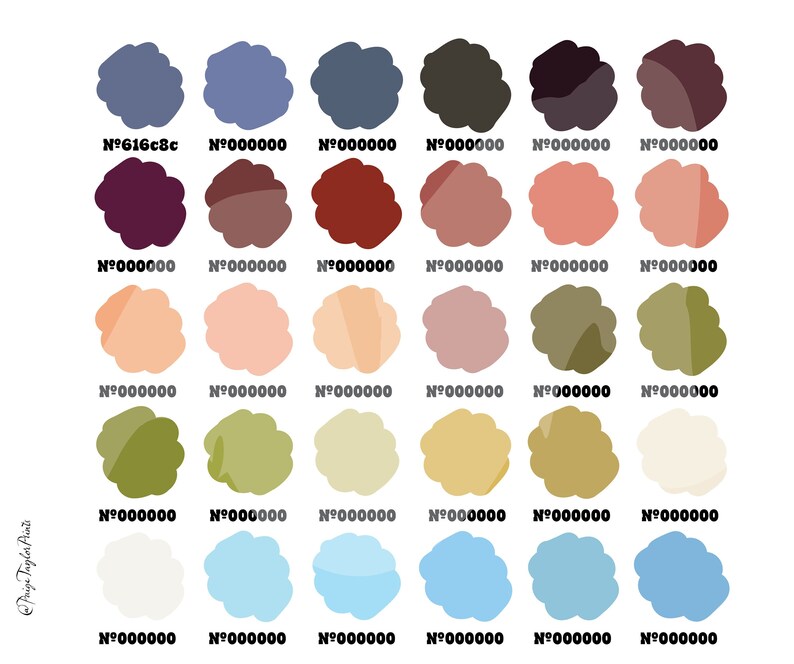 Superstition Mountains Procreate Color Palette,colorful Palette, Color ...